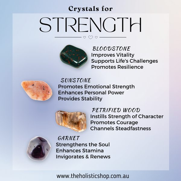 Crystals for STRENGTH - Crystal Healing – The Holistic Shop