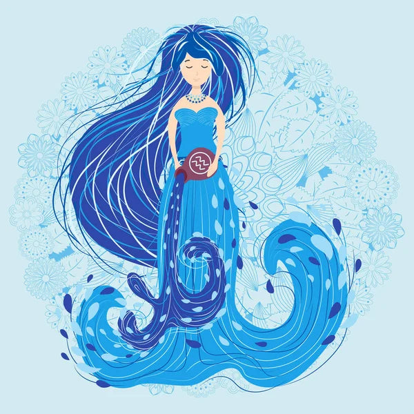 Aquarius - The Water Bearer - January 20 to February 18 - Healing Gems ...