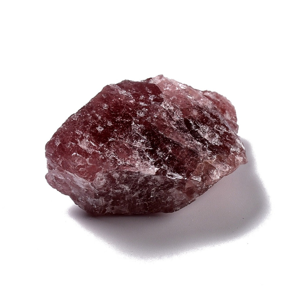 Strawberry Quartz Rough Stone- Amplifies Intentions, Insight, Love and ...