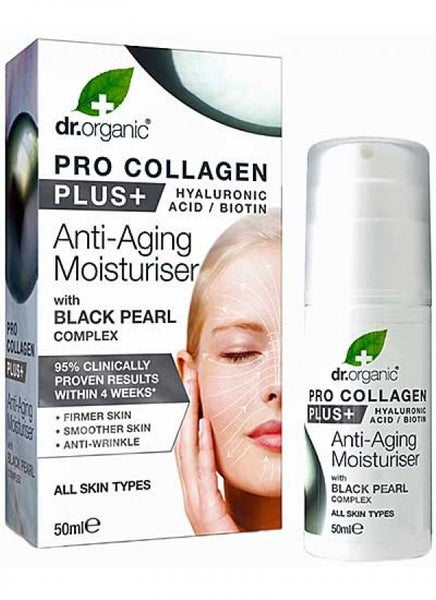 Dr Organic Pro Collagen Plus Black Pearl - 50ml - all skin types – The ...